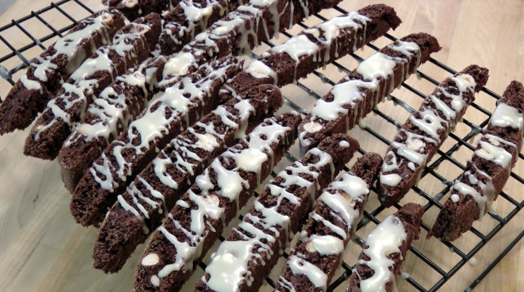 Delicious Triple Chocolate Biscotti - Recipe | Hardcore Italians