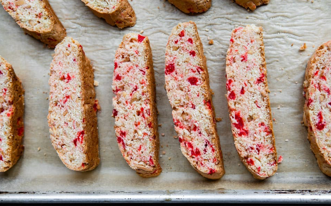 Crunchy Cherry Almond Biscotti Recipe Hardcore Italians